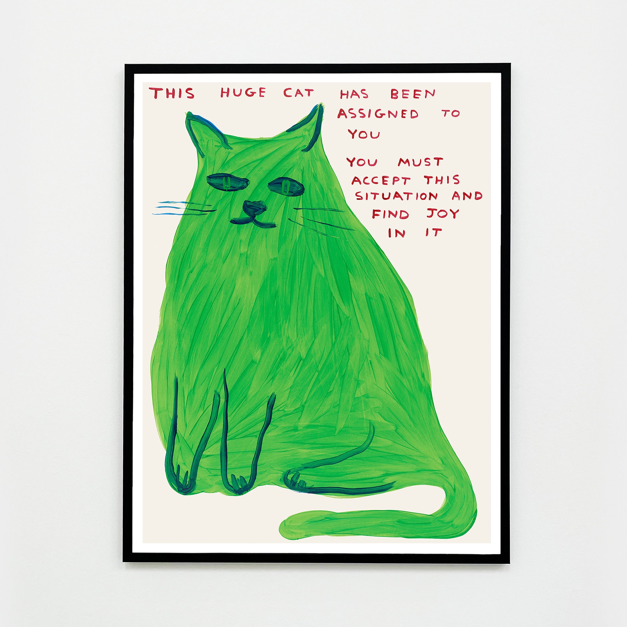 Genuine David Shrigley Poster: This Huge Cat - Etsy