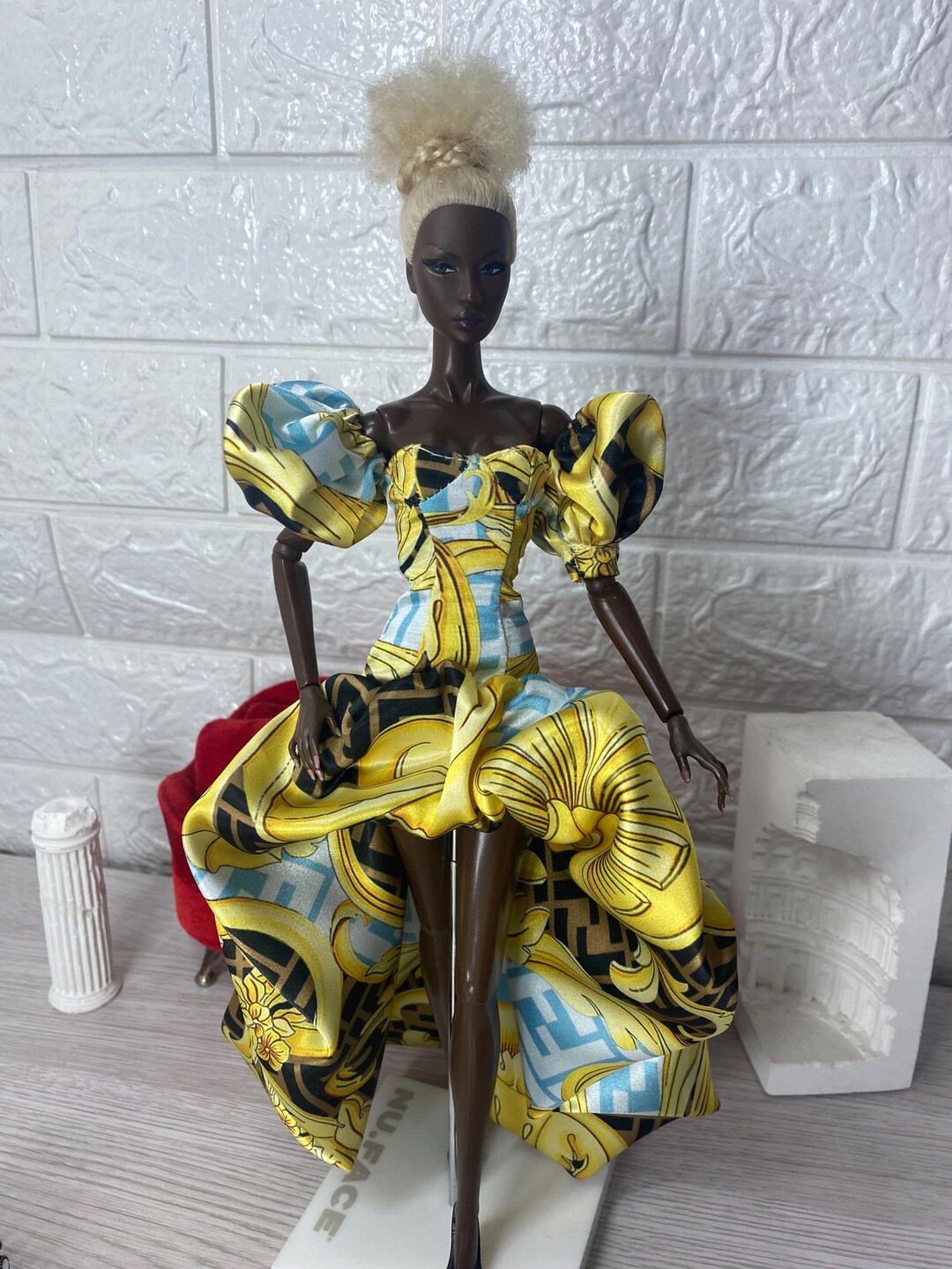 Satin Dress for Fashion Royalty Dolls İntegrity Doll Dress - Etsy