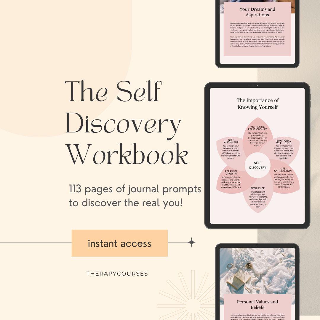 Self-discovery Worksheets: Use Journal Prompts to Learn About You ...