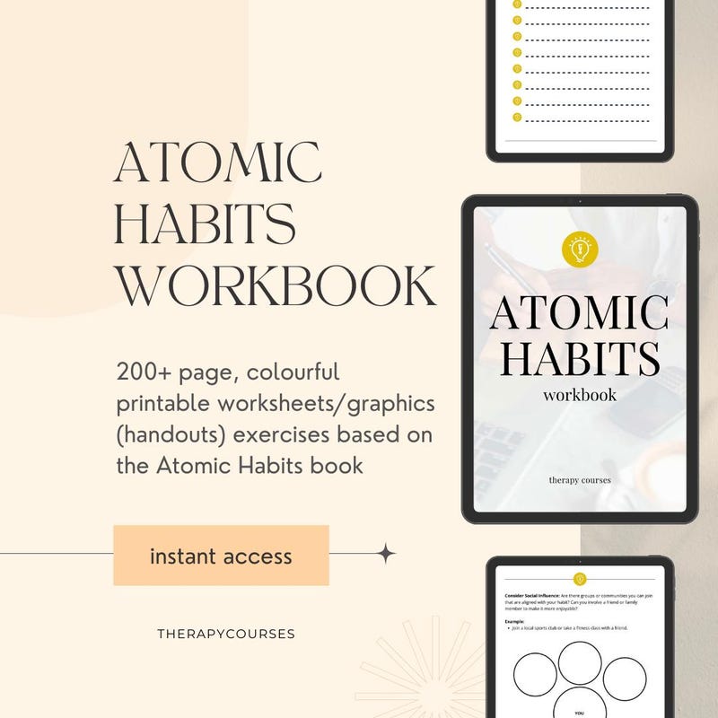Atomic Habit Printable - Etsy