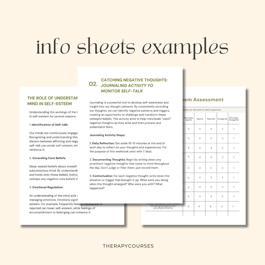 4000+ Whole Shop Therapy Worksheets Bundle: Mental Health Resources ...