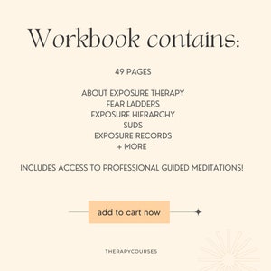 Exposure Therapy Worksheets PDF - C PTSD, Anxiety, Ocd Exposure ...