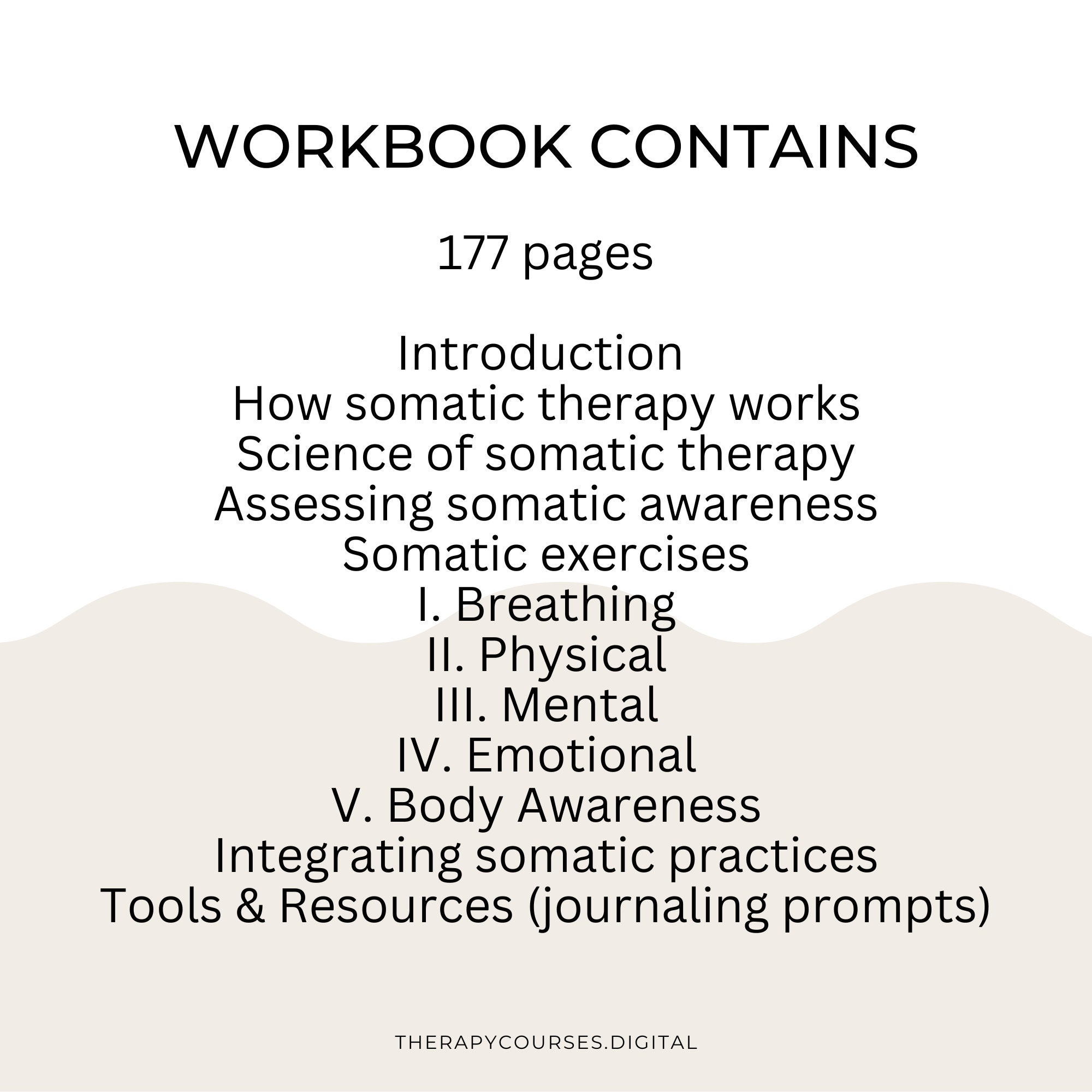 Somatic Therapy Workbook: Exercises, Journal Prompts (PDF) - Etsy