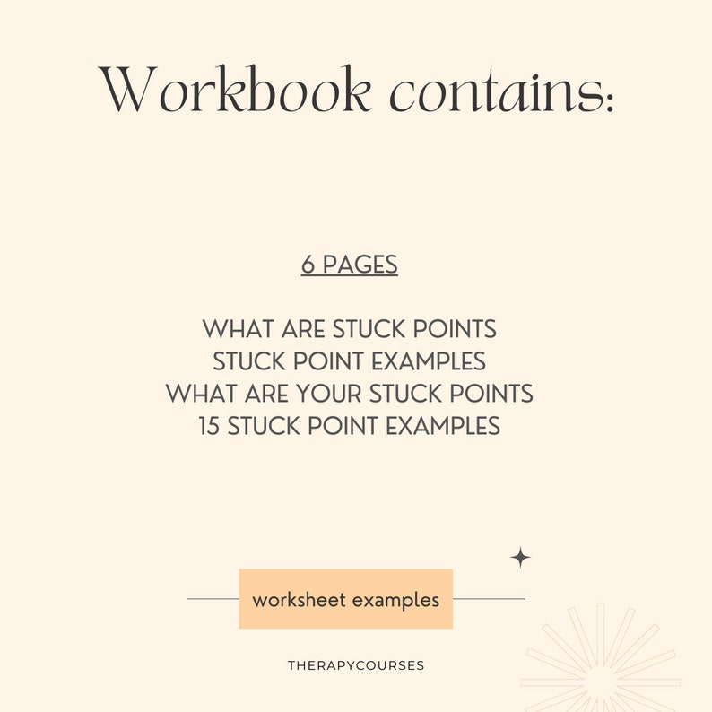 CPT Stuck Point Worksheet: Trauma & PTSD Therapy (PDF) - Etsy