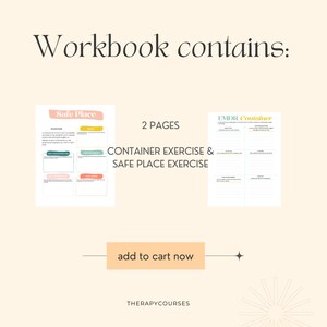 EMDR Safe Place & Container Exercise Worksheets (PDF Download) - Etsy
