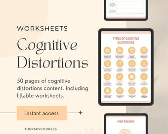 Cognitive Distortions PDF - Etsy