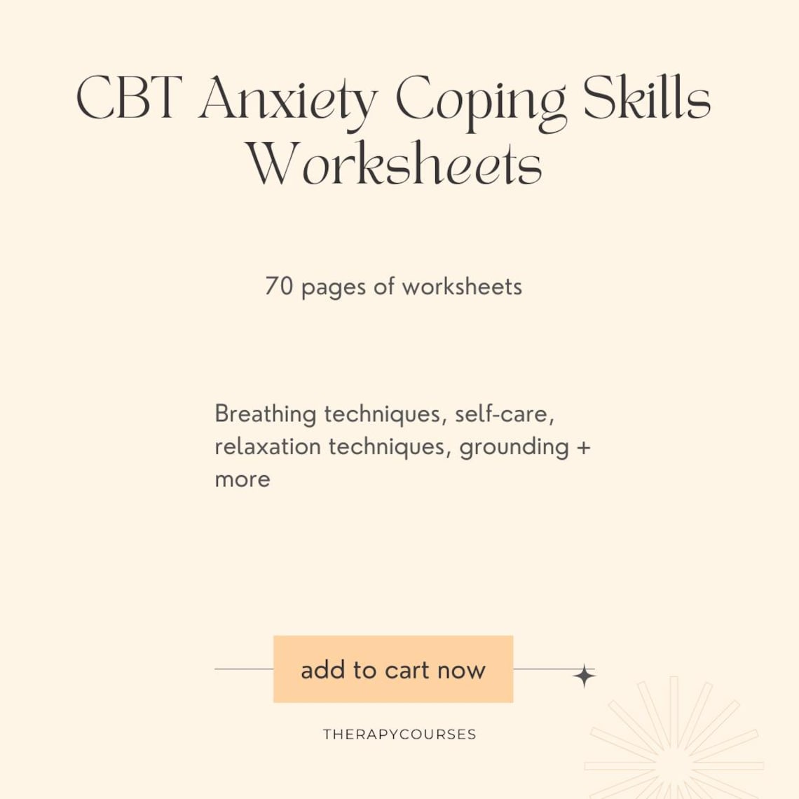Coping Skills Worksheets for Anxiety - CBT Anxiety Worksheets, Teens & Adults, Anxiety Workbooks ...