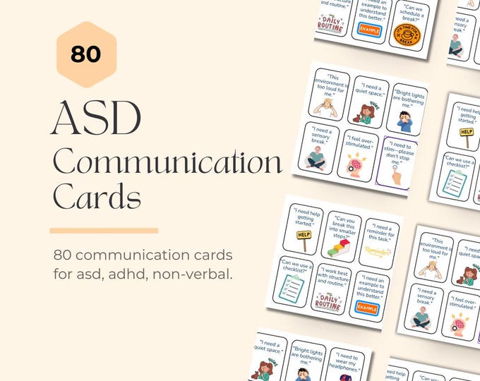 Communication Badges - for Autistic Adults and Children / AAC ...