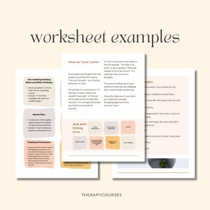 CPT Stuck Point Worksheet: Trauma & PTSD Therapy (PDF) - Etsy