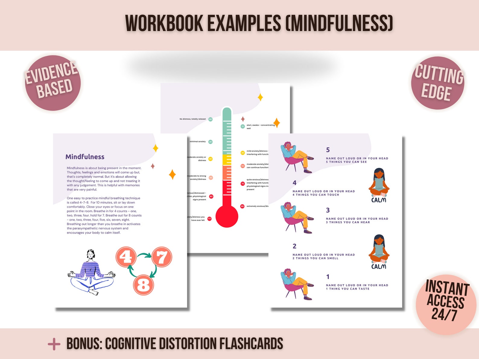 TF-CBT Workbook for Adults: Trauma & PTSD Worksheets (digital Download ...