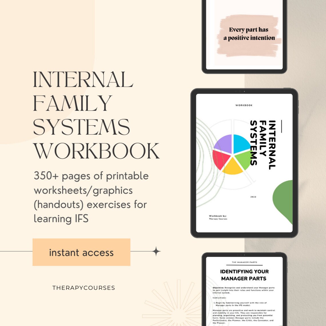 350 Internal Family Systems Worksheets - IFS Workbook, IFS Therapy ...