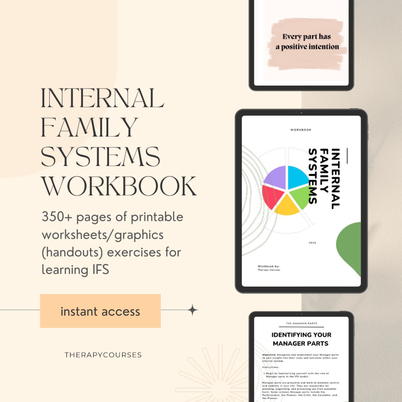 350 Internal Family Systems Worksheets - IFS Workbook, IFS Therapy ...