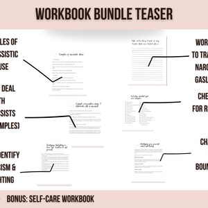 Narcissistic Abuse Gaslighting Recovery Workbook PDF Disarm Your Narcissist W/ Evidence-based ...