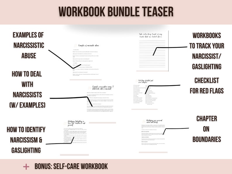 Narcissistic Abuse Gaslighting Recovery Workbook PDF Disarm Your ...