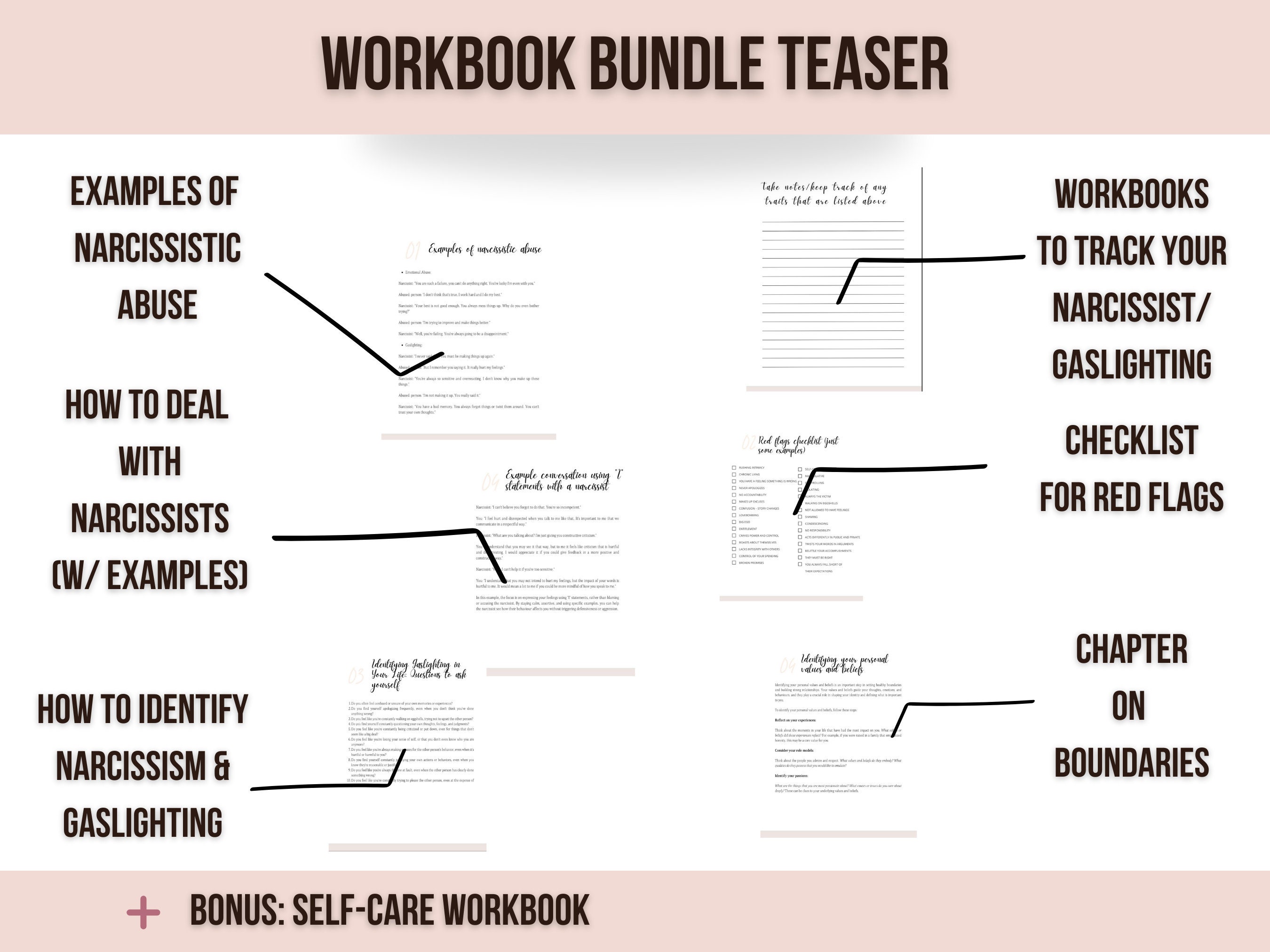 Narcissistic Abuse Gaslighting Recovery Workbook PDF Disarm Your Narcissist W/ Evidence-based ...