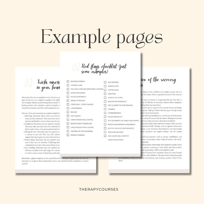 Narcissistic Abuse + Gaslighting Recovery Workbook, Gaslighting ...