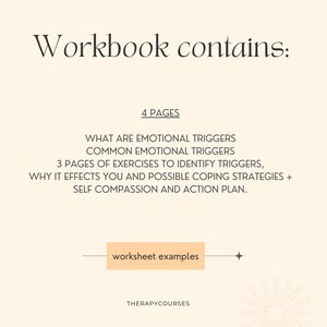 Emotional Triggers Worksheet: Identify Triggers & Learn Coping Skills ...