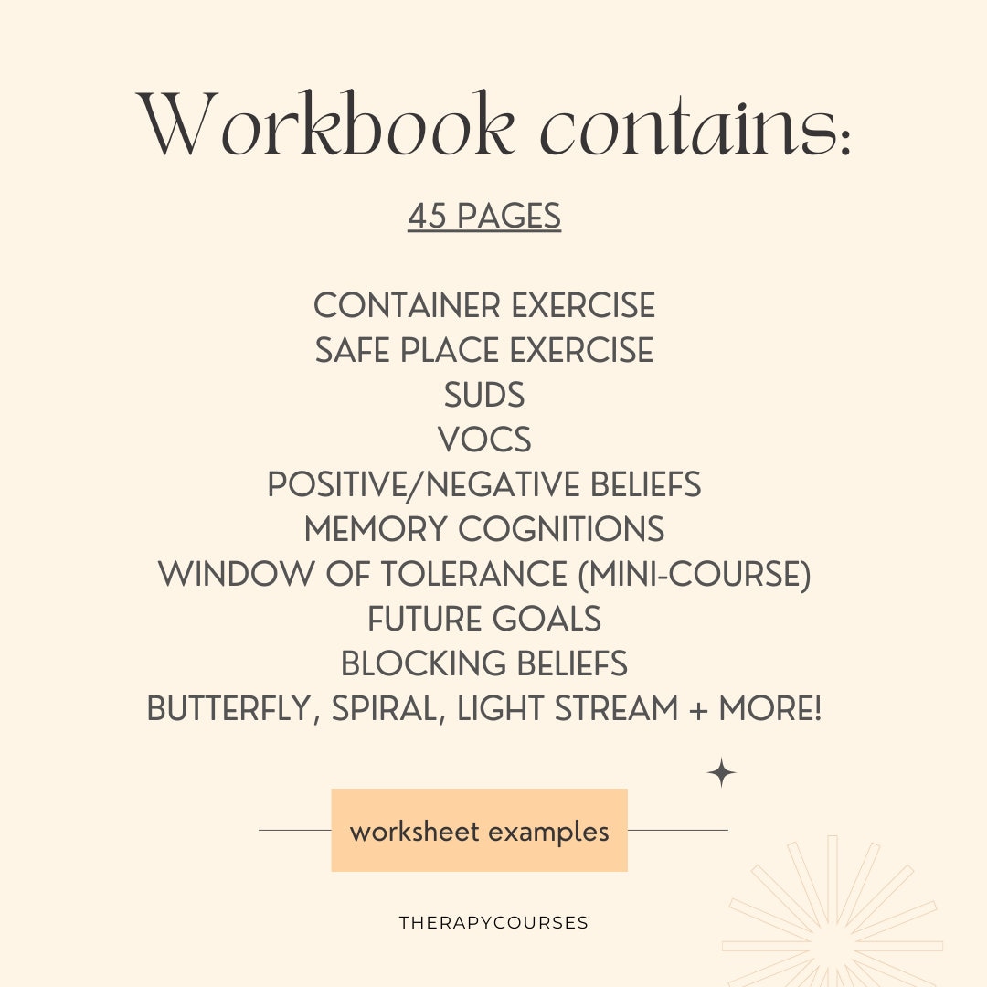 EMDR Client Handouts: Trauma Coping Skills, EMDR Resources (PDF) - Etsy