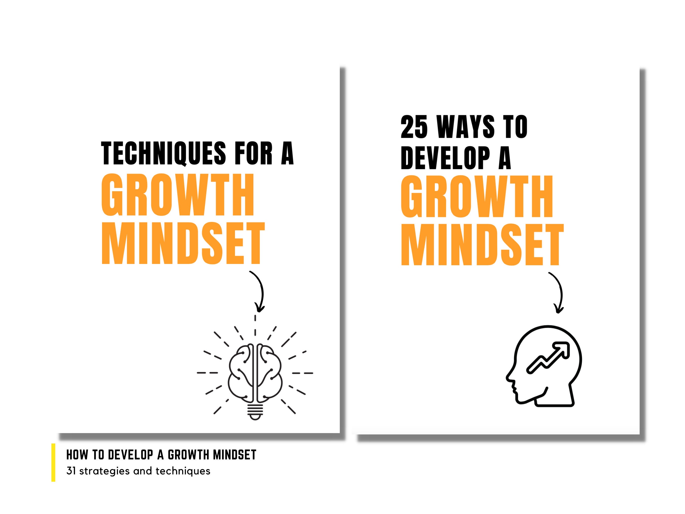 Growth Mindset Worksheets Bundle Adults + Teens - Posters, Workbook ...