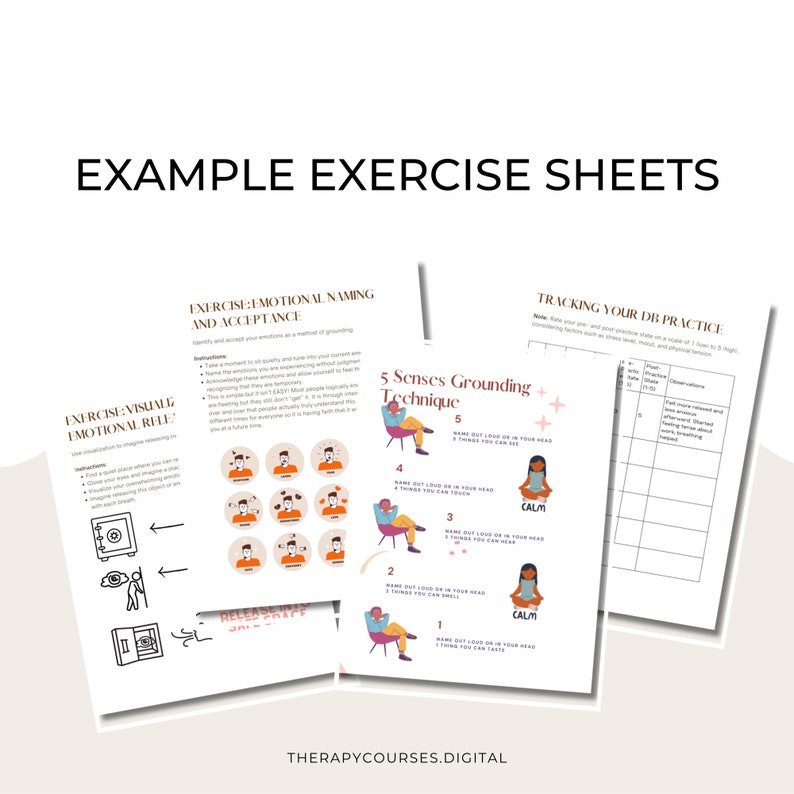 Somatic Therapy Workbook: Exercises, Journal Prompts (PDF) - Etsy
