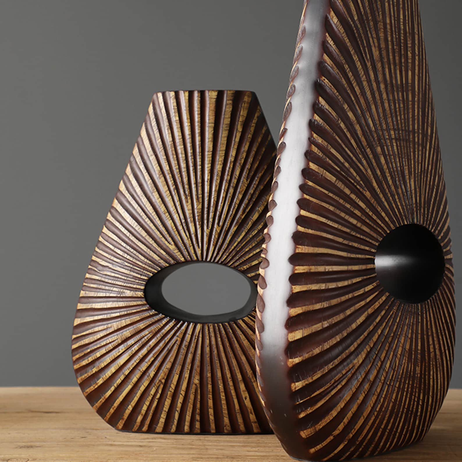 Luxury Creative Living Room Resin Vase Vintage Vase Modern - Etsy