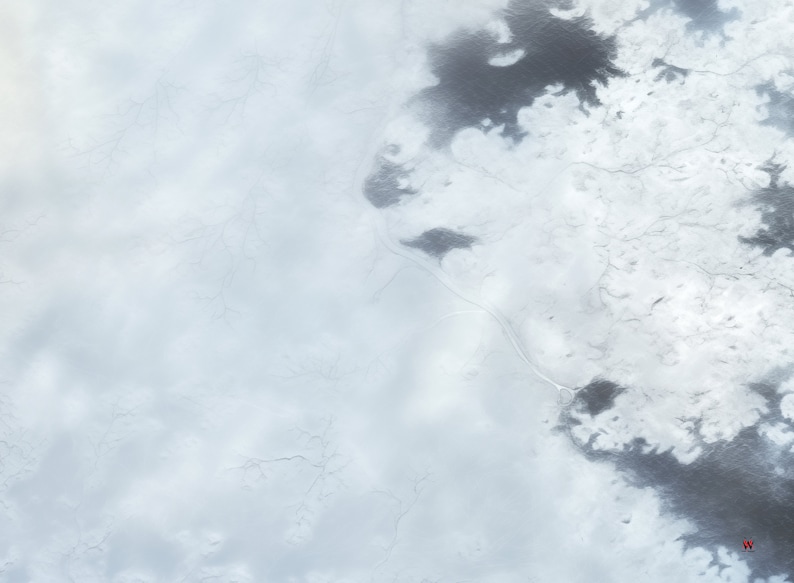 Gamemat Snow / Snowy Plain / Ice Field / Hoth - Etsy Australia