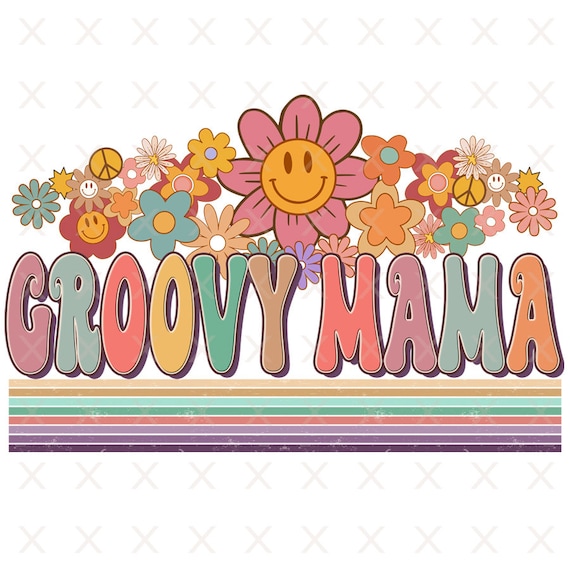 Groovy Mama Png Retro Mama Sublimation Designs Downloads - Etsy