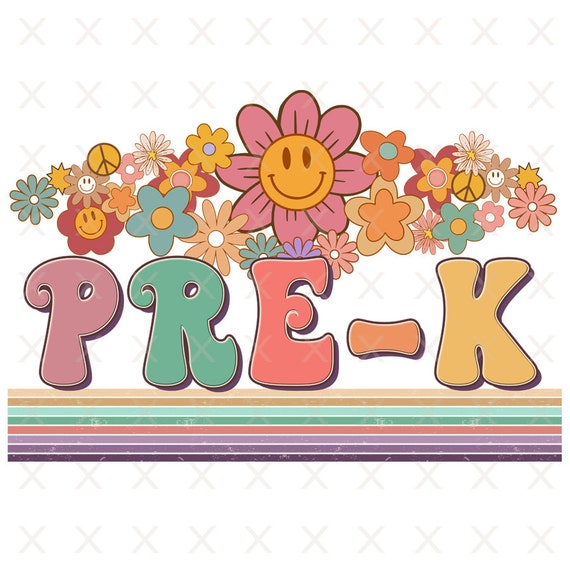 Groovy Pre-k Png Preschool Pre-k Teacher Sublimation Designs - Etsy
