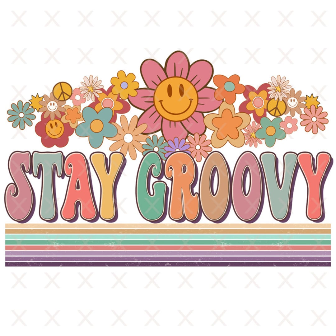 Stay Groovy Png, Retro Hippie Sublimation Designs Downloads, Boho Girl ...