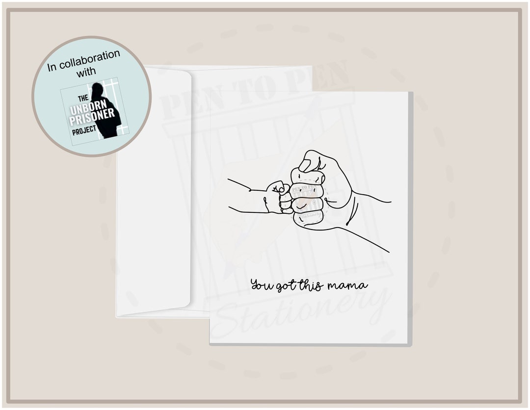 Congratulations Newborn Baby Expecting Mother Card for Incarcerated ...