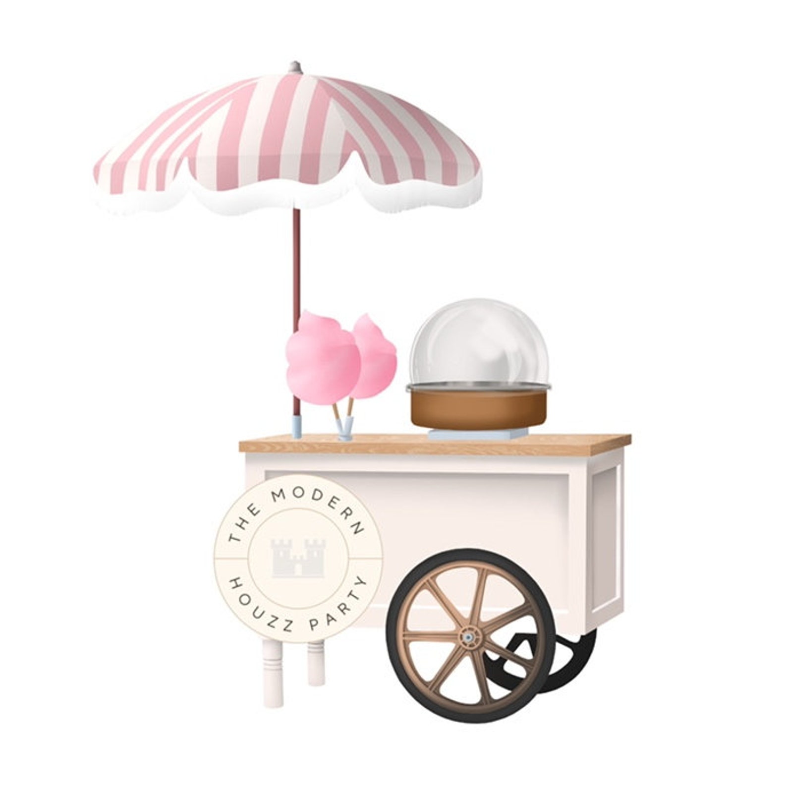 White Dessert Cart Drawing - Etsy