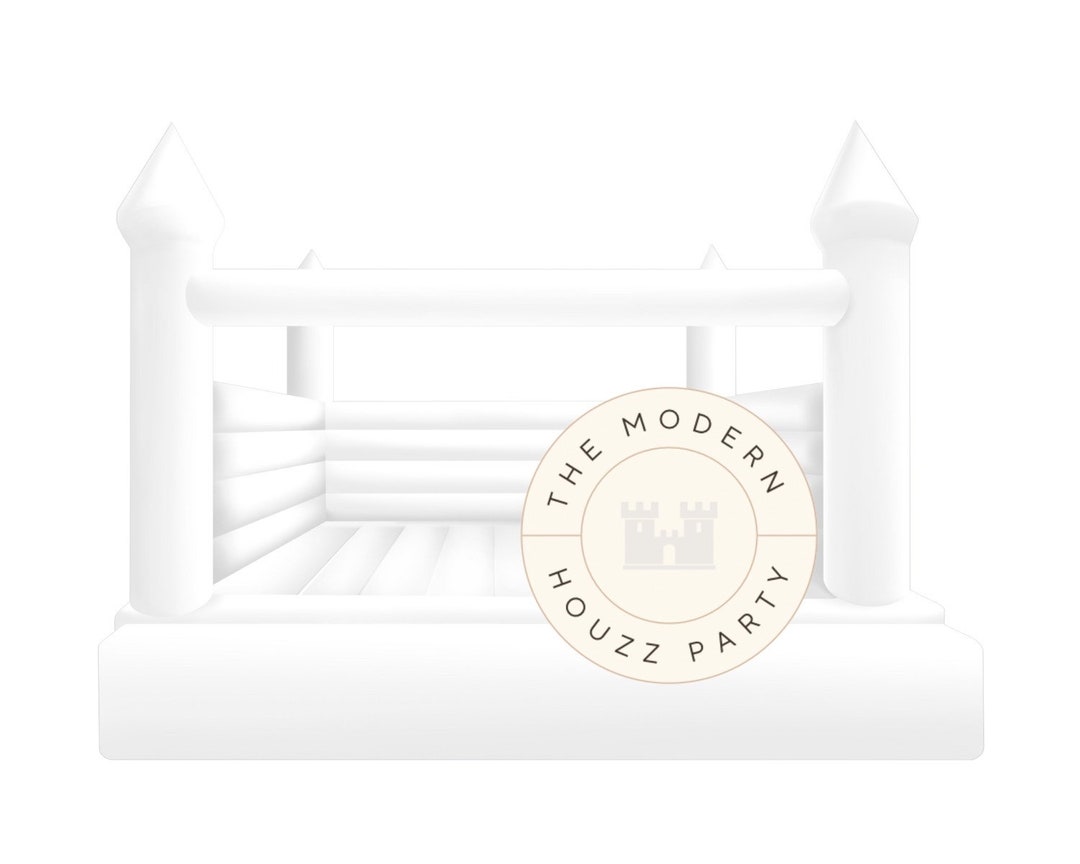 White Bounce House Sketch Drawing - Etsy