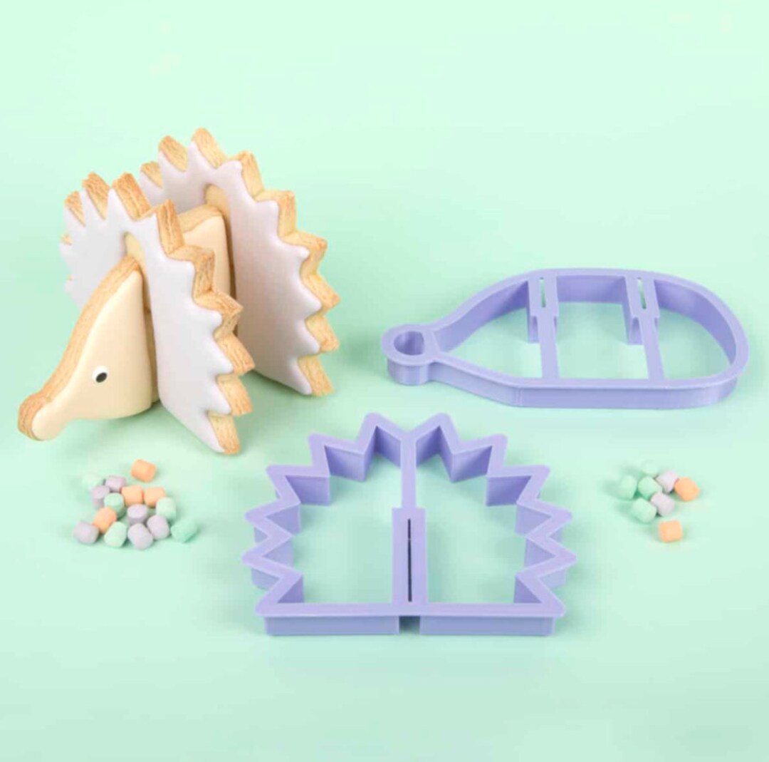 Hedgehog 3D Standing Cookie Cutter - Etsy