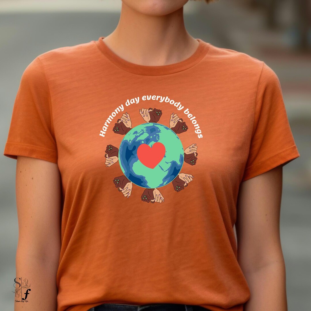 Harmony Day T-shirt,everyone Belongs,harmony Day March 21st 2025 ...