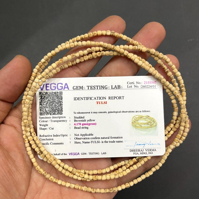 Tulsi Mala Certified - Etsy