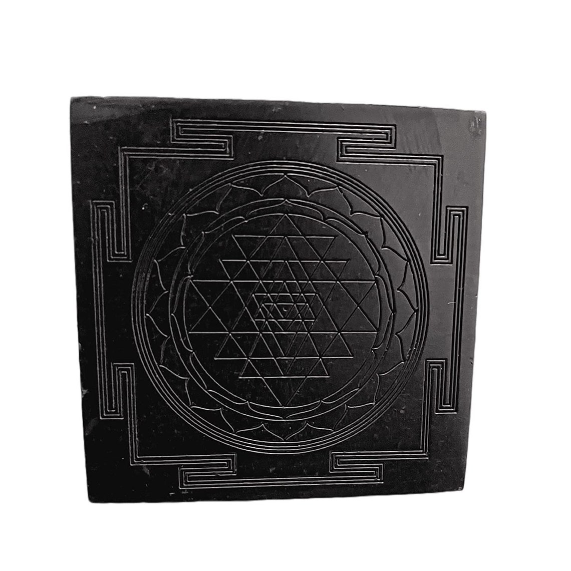 Karungali Kattai Sri Chakram, Ebony Sri Yantra 100% Natural Made of ...