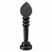 Karungali Vel With Stand Natural Unpolished Ebony Wood Vel (3 Inches ...