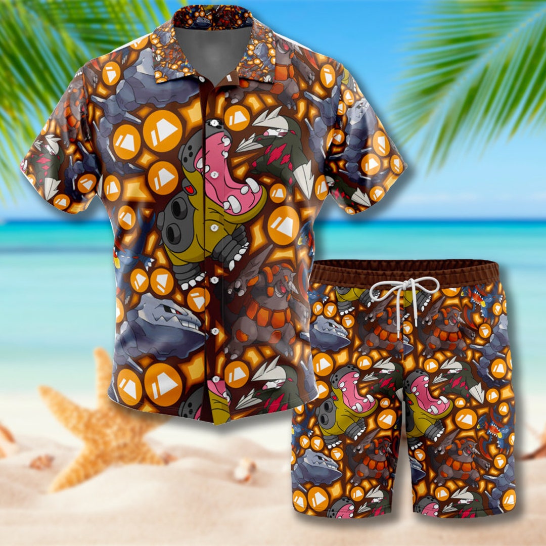 Ground Type 3D All Over Printed Hawaiian Shirt, Monster Collection ...