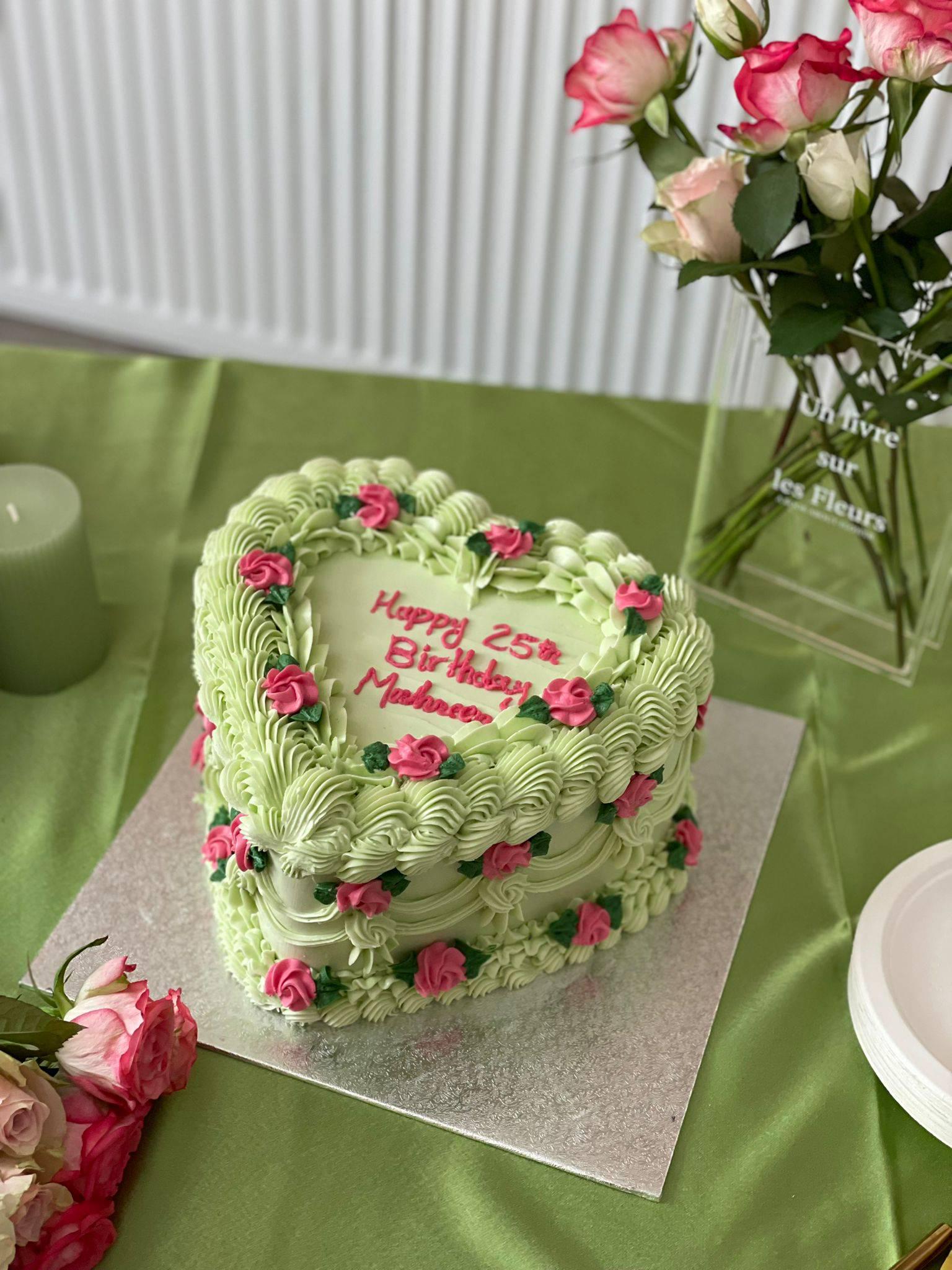 Vintage Heart Cake CT15 – Same & Next Day Delivery From Birthdays to ...