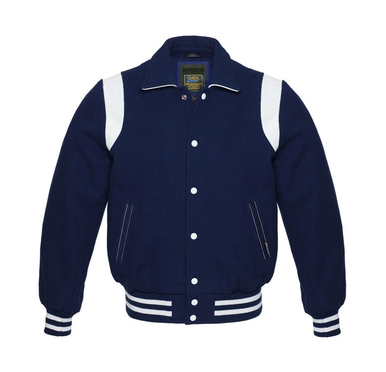 Men's Varsity Jacket Letterman Jacket Baseball School Premium Wool ...
