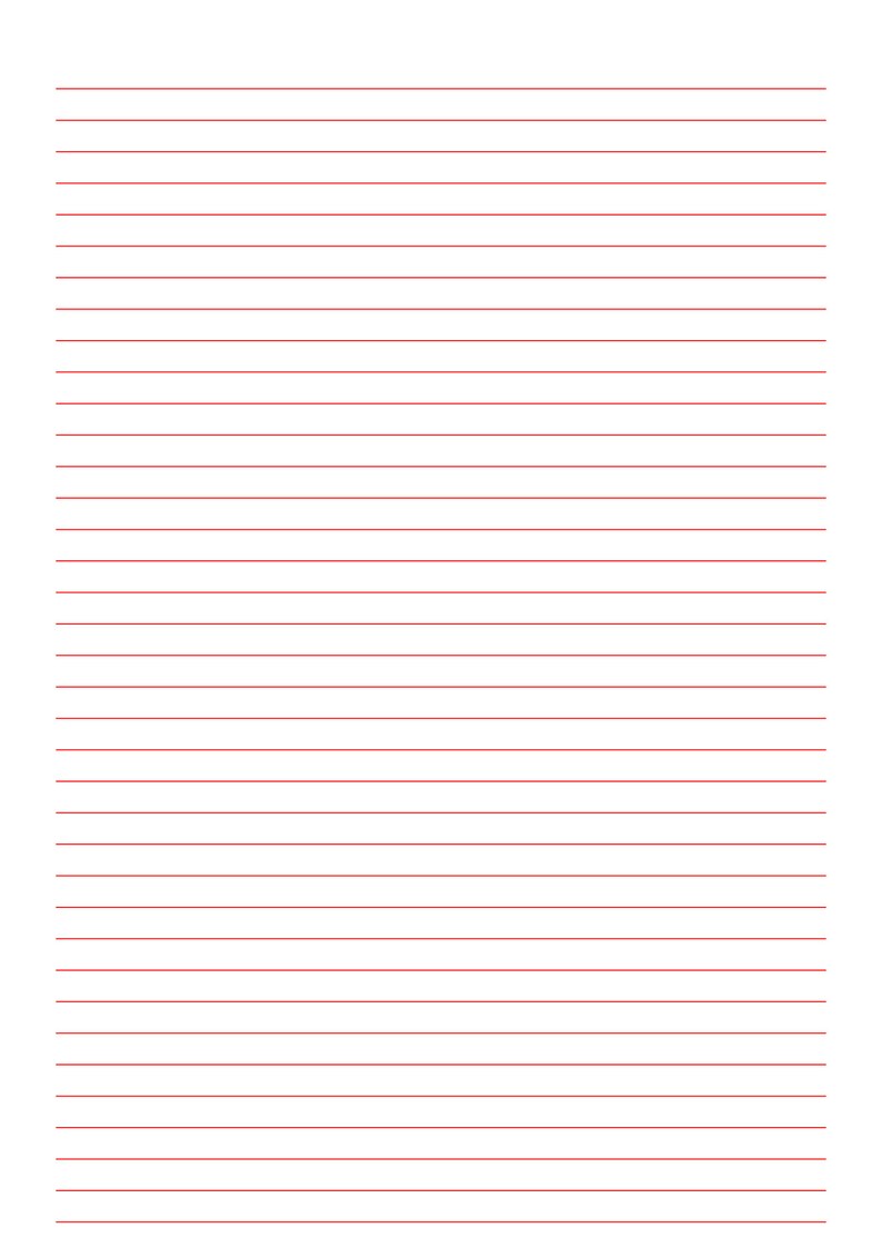 Printable A4 Lined Pages PDF A4 Colour Lined A4 Pages Black - Etsy