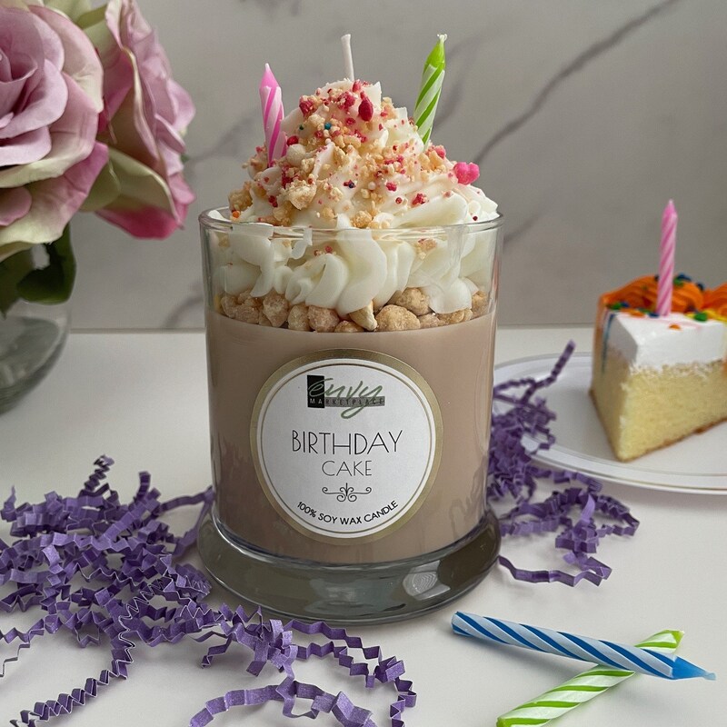 Cake Candle - Etsy