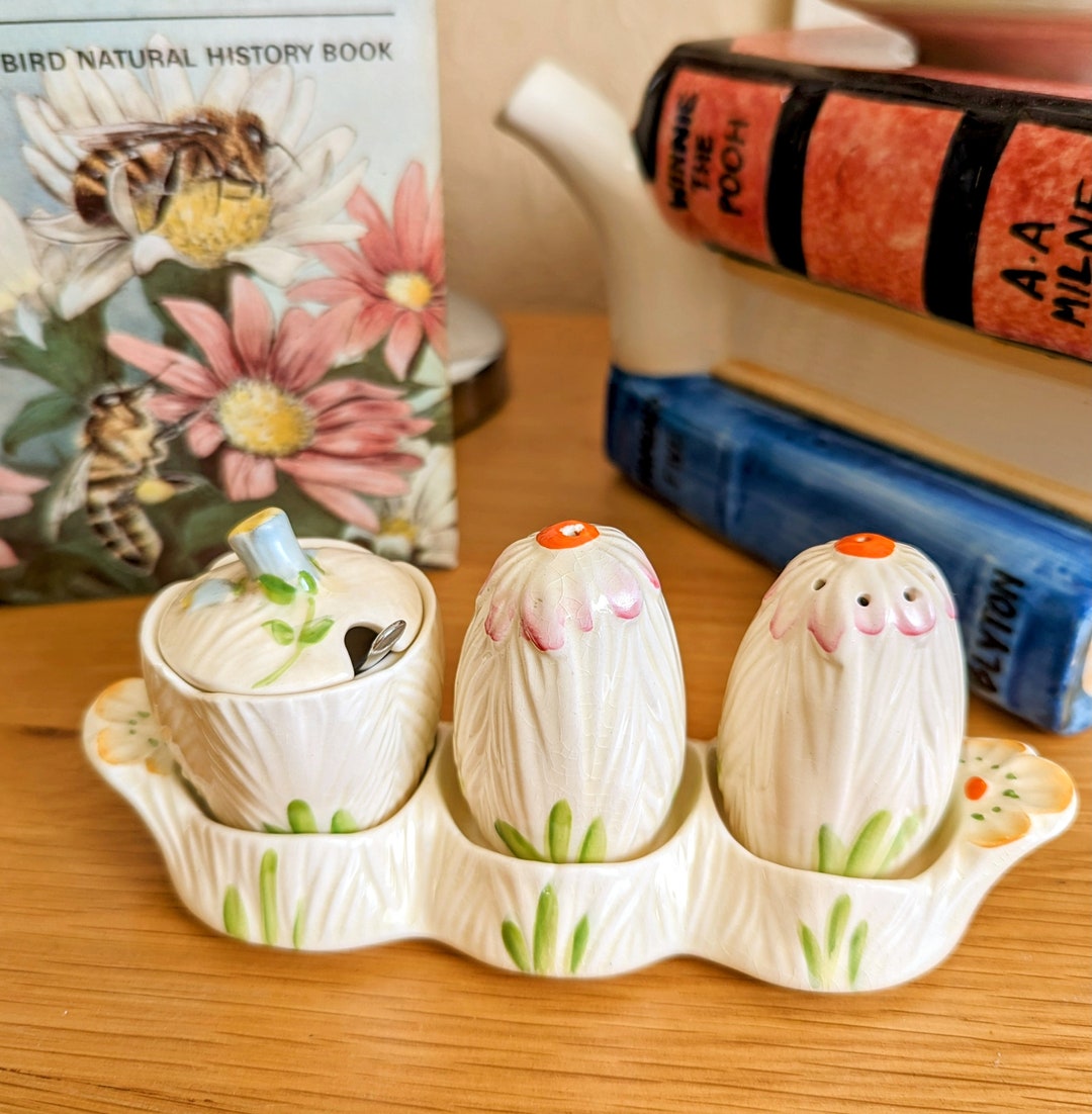 Beswick Ware Cruet Set on Plate - Etsy