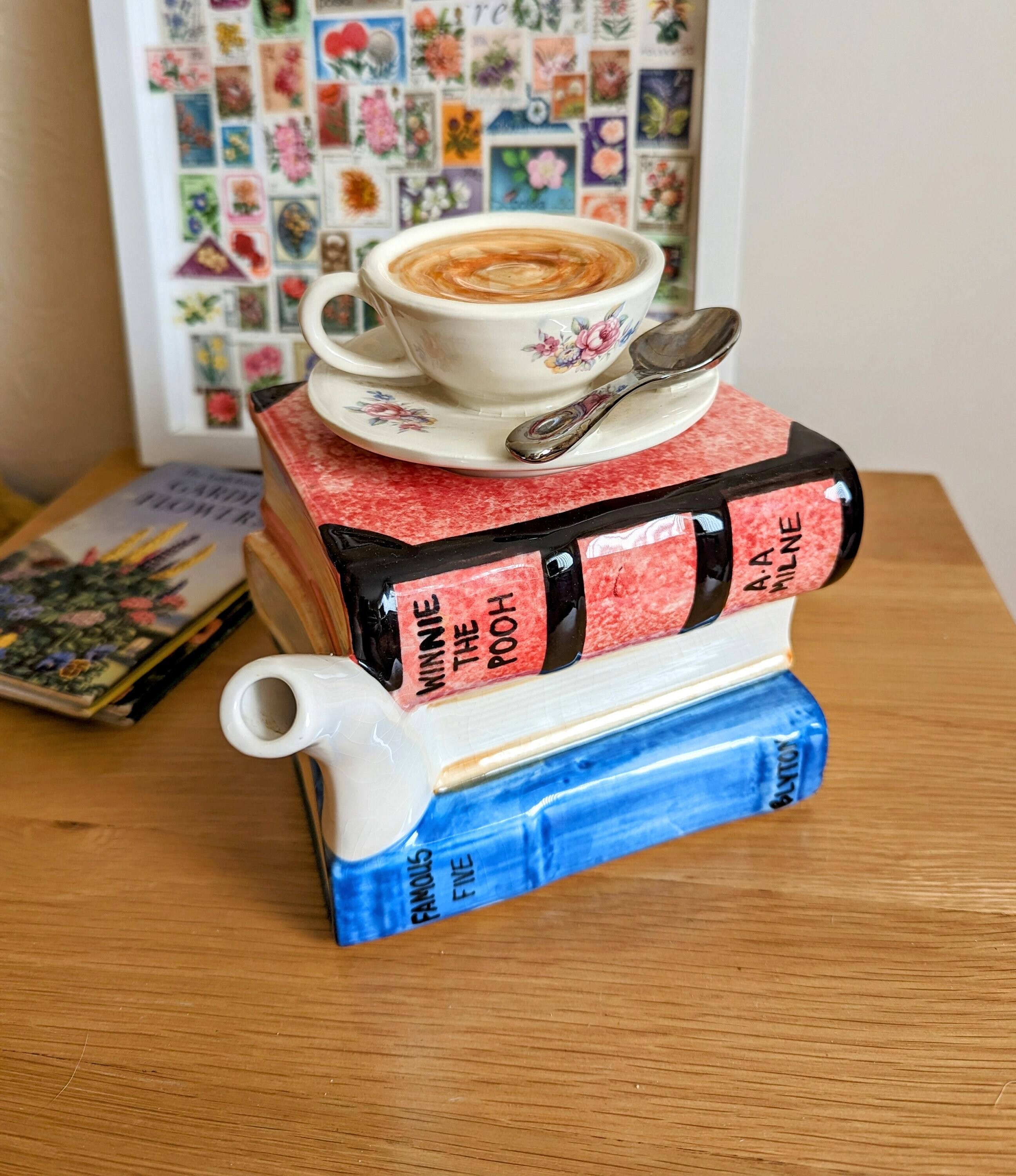 Tony Carter Pile of Books Teapot - Etsy