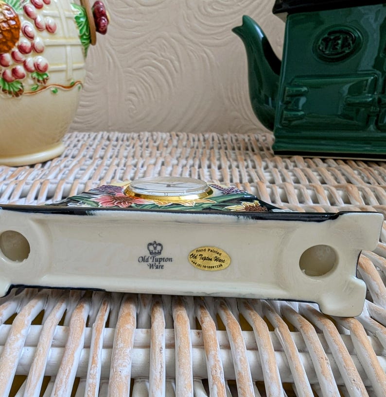 Old Tupton Ceramic Clock - Etsy