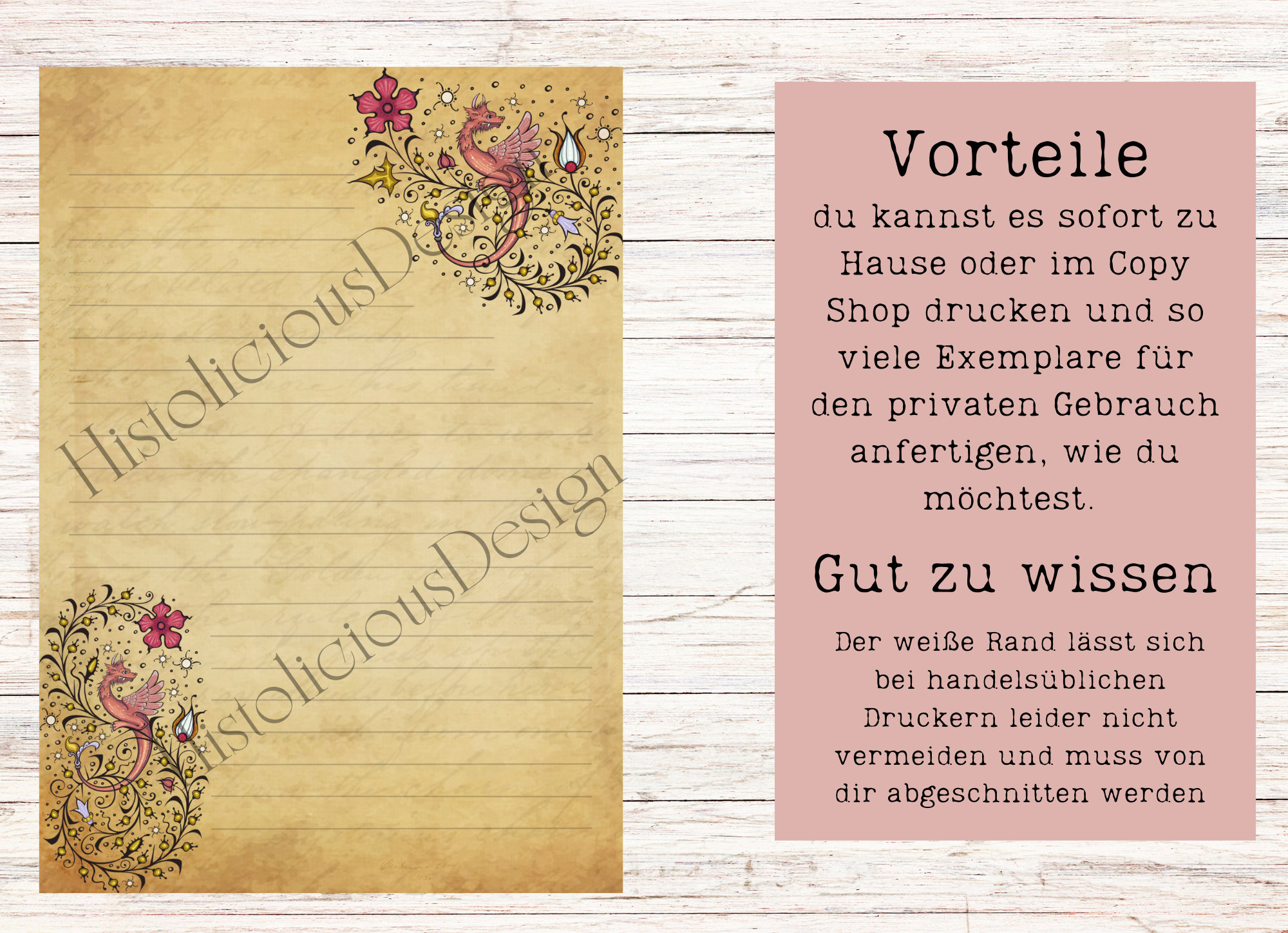 Medieval Stationery / Printable Historical Stationery / Old Book Pages ...