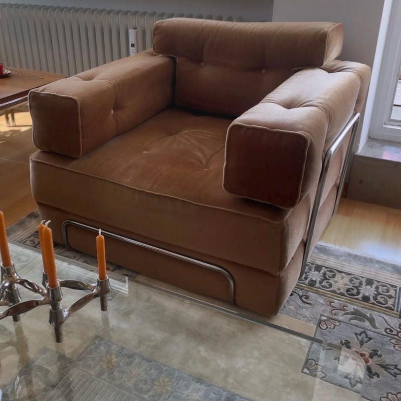 70s Chrome Chair - Etsy Denmark