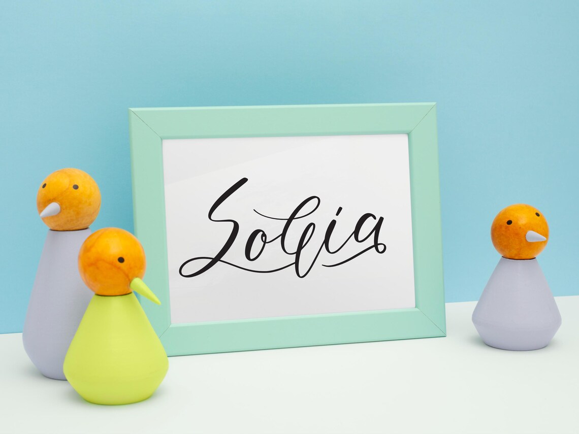 Custom Name Handwritten Calligraphy for Invitations, Tattoos, Baby Room ...