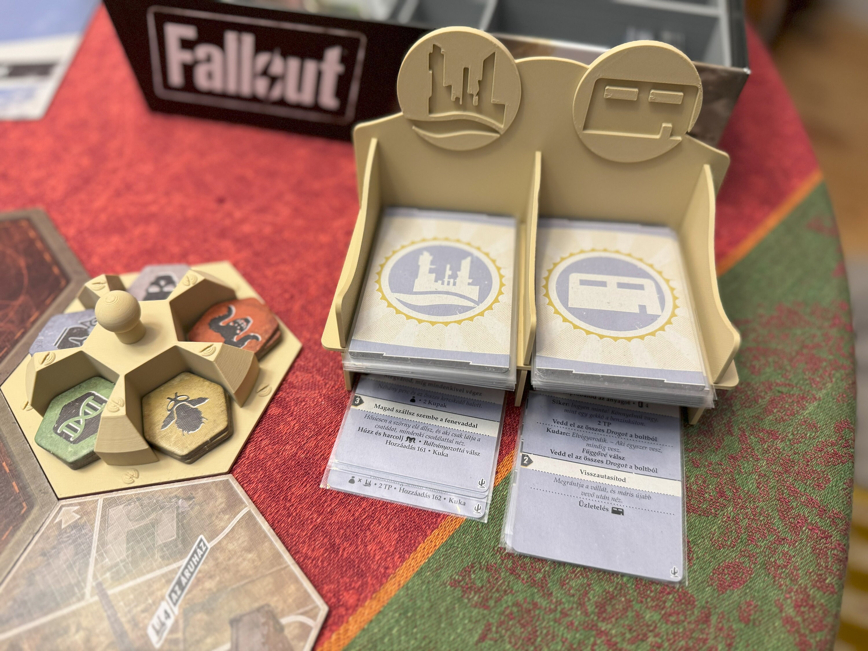 Card Holders, Enemy Token Tray and Player Board Bundle for Fallout 2017 ...