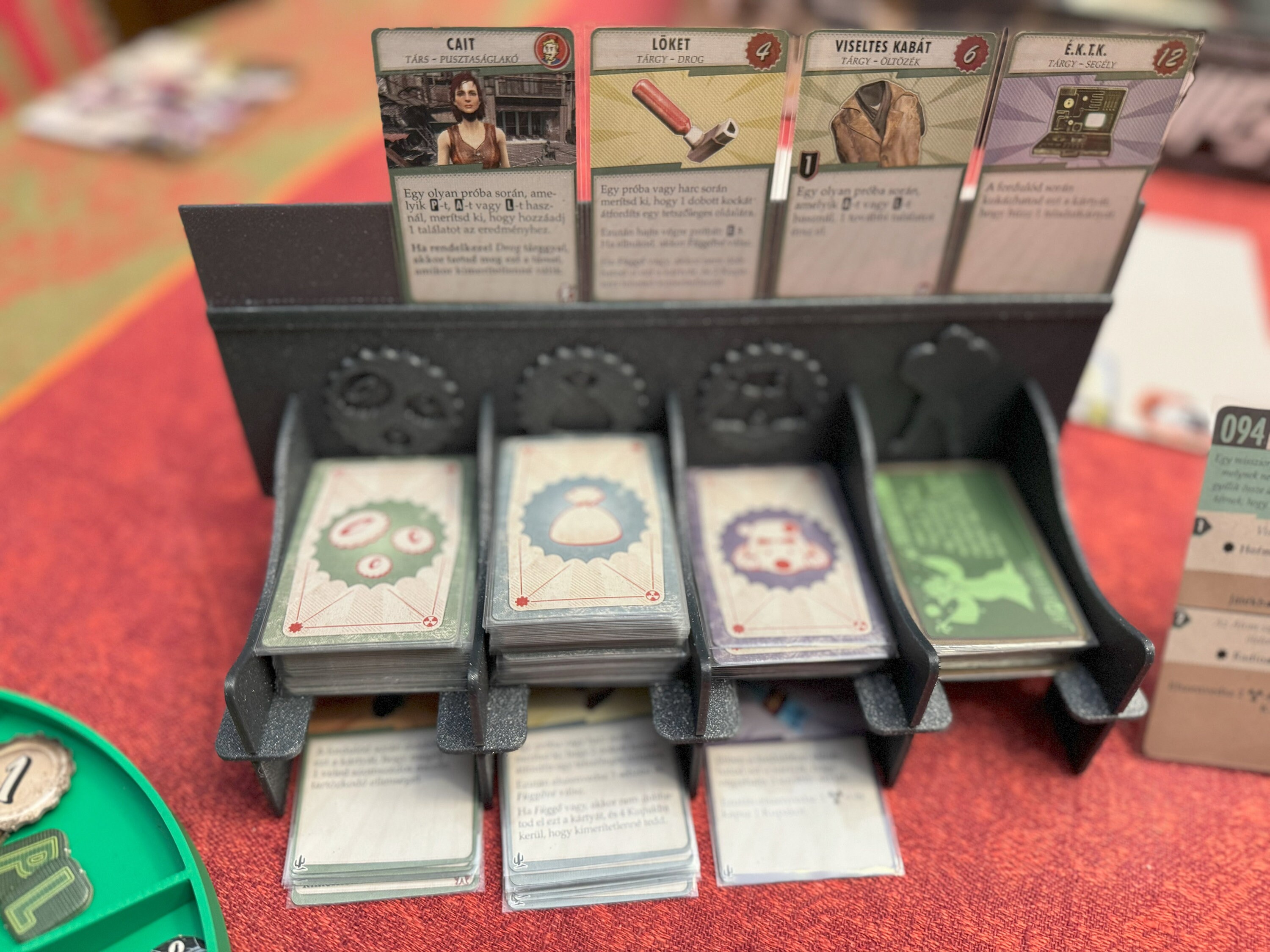 Card Holders, Enemy Token Tray and Player Board Bundle for Fallout 2017 ...